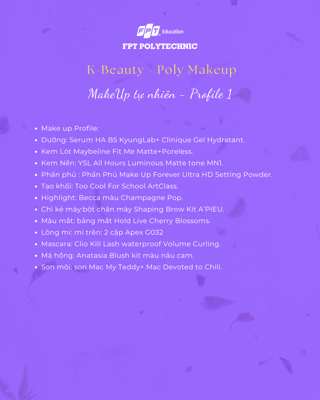 KBeauty - Poly Makeup | FPT Polytechnic