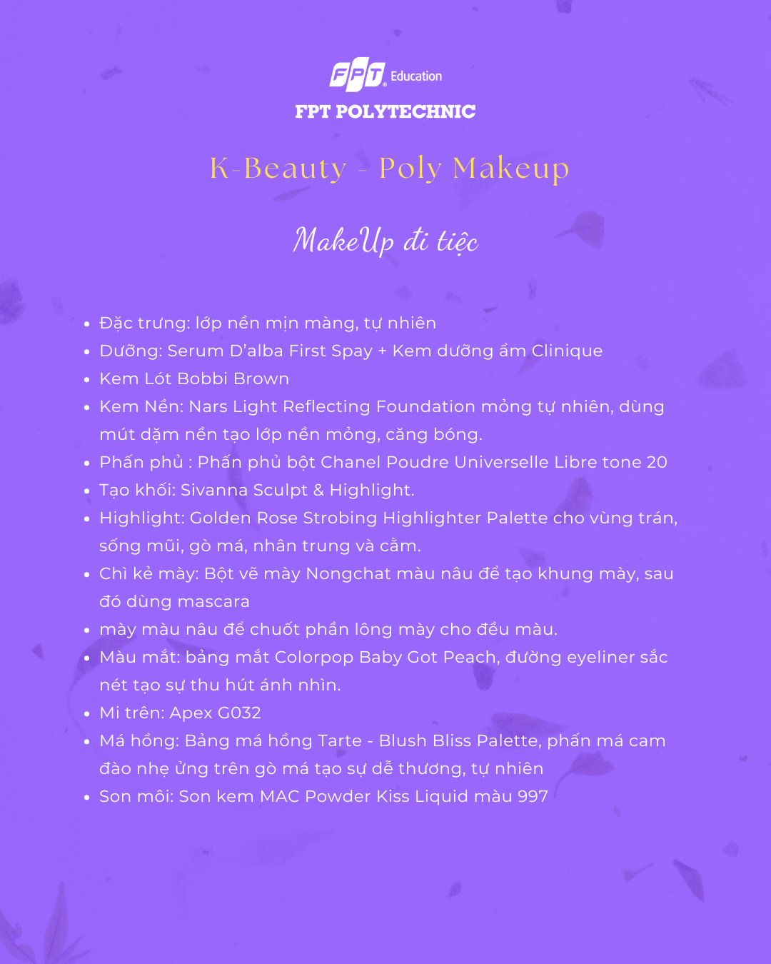 KBeauty - Poly Makeup | FPT Polytechnic